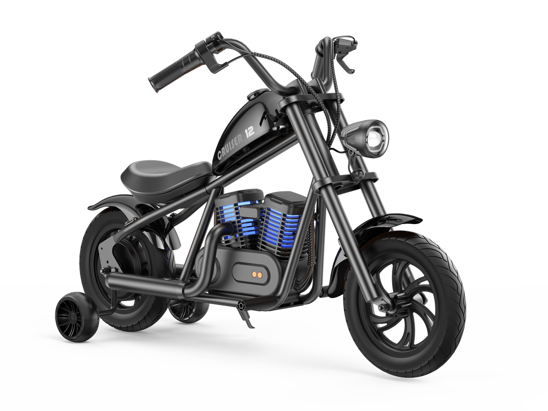 HYPER GOGO Cruiser 12 Plus - Premium Junior Chopper E-motorcycle for Kids