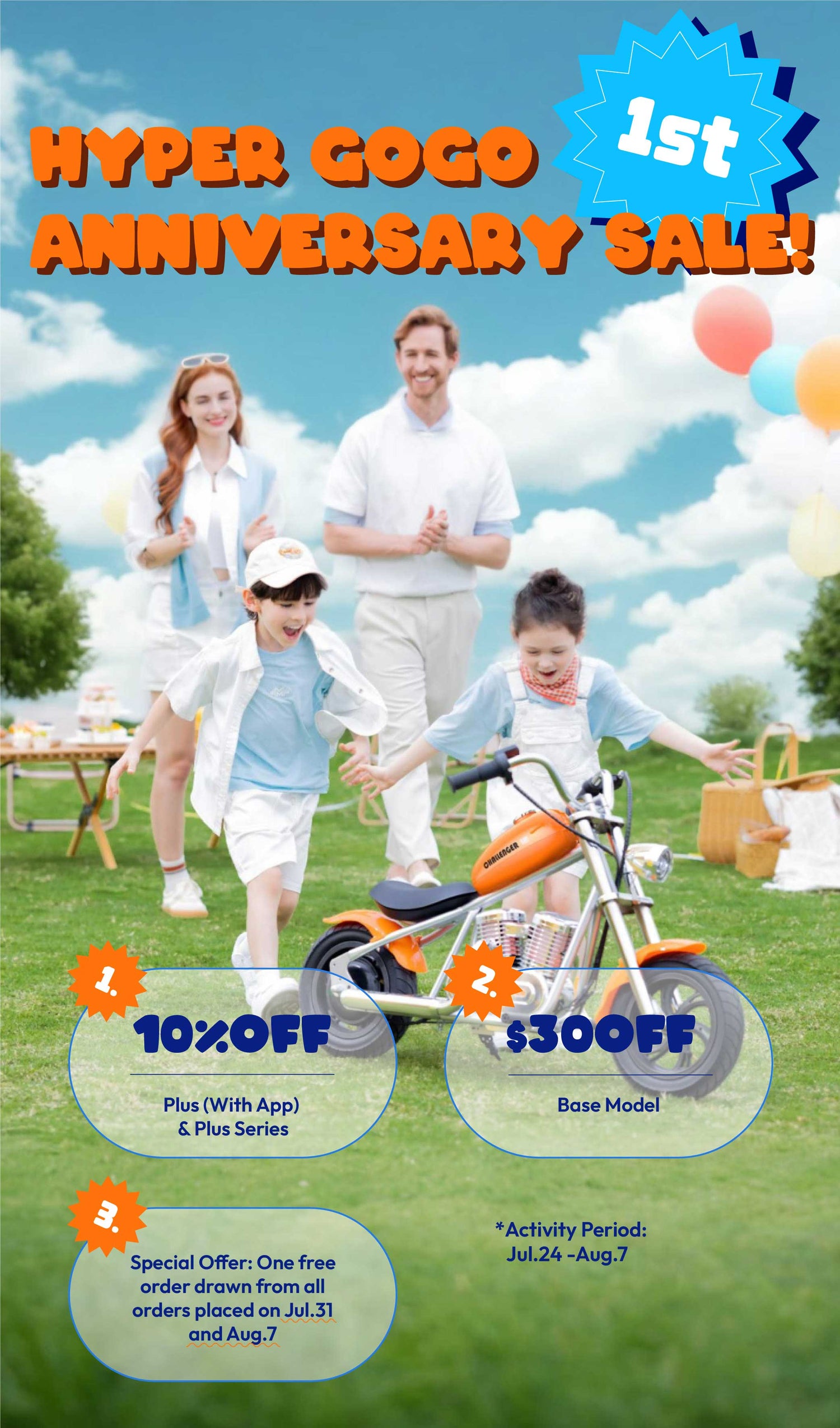 HYPER GOGO Official Electric Motorcycles for Kids | Best Ride-on Toys