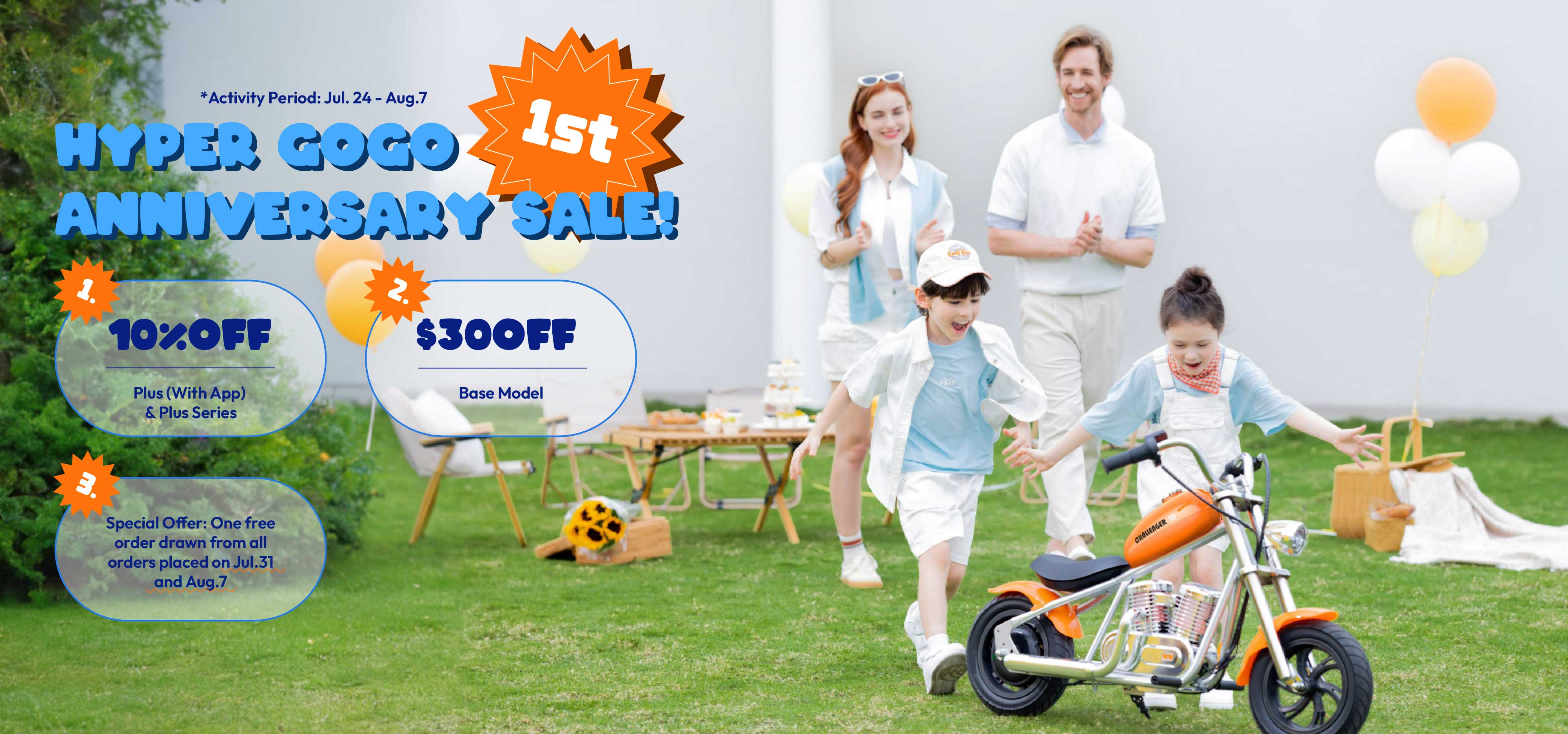 HYPER GOGO Official Electric Motorcycles for Kids | Best Ride-on Toys